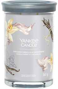 Yankee Candle – Signature Tumbler svíčka Smoked Vanilla & Cashmere (Kouřová vanilka a kašmír) Velikost: velká 567 g