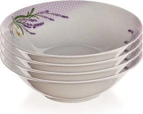 Sada porcelánových misek LEVANDULE 4 ks