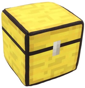 Minecraft plyšová kostka 10 cm, 20 cm, 30 cm Motiv: 10 x 10 cm, Velikost: Truhla