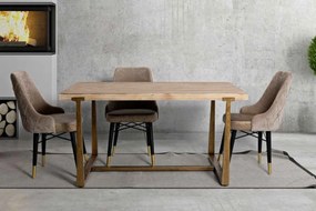 Designový jídelní stůl Nalanie 150 cm hnědý
