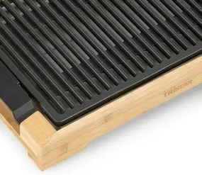 Tristar BP-2785 / stolní gril bambus / 2000 W / 37x25cm / termostat