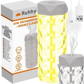 Zvlhčovač vzduchu, křišťálová RGB lampa Ruhhy 24625