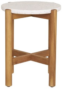 Zahradní odkládací stolek Lapronda 37 cm přírodní