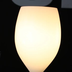 Retro stojací lampa Izza bílé
