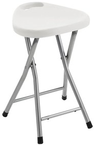 GEDY Koupelnová stolička 30x46,5x29,3 cm, bílá (CO75)