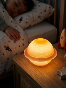 Sinsay - Dětská LED noční lampička ve tvaru planety - oranžová