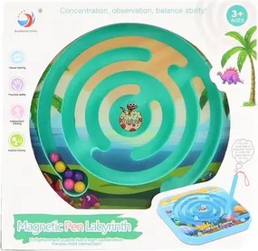 ORION Bludiště s magnetickým perem / Hlavolam / plast, kov / 13 x 13 c