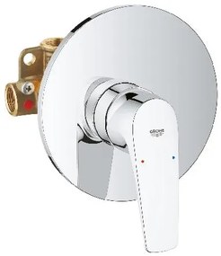 Grohe BauFlow - Sprchová baterie pod omítku, s tělesem, chrom 29112000