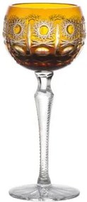 Sklenice na víno Petra, barva amber, objem 190 ml