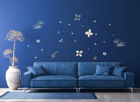 Samolepka na zeď Vektorové Květinové Motivy | 42.5 x 65 cm | DSM3451