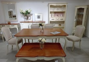 Konferenční stolek Verona 122 cm z masivu hnědý/béžový
