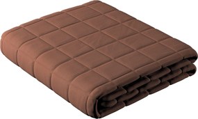 Přehoz s prošitím do čtverců barva hnědá