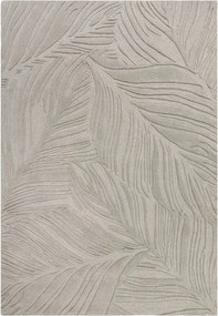 Kusový koberec Solace Lino Leaf Grey, 160x230, šedá, obývacia izba, Flair Rugs