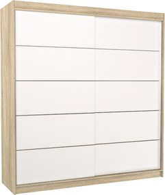 ADRK Furniture Skříň s posuvnými dveřmi ESTEVA 200 ADRK-SW-EST-SW-200