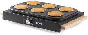 DOMO Elektrický lívanečník 1000W, 6 plotýnek DO8717P