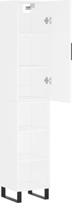 Skříň highboard bílá 34,5 x 34 x 180 cm kompozitní dřevo 3199001