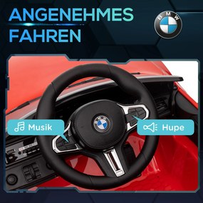 AIYAPLAY dětské elektrické autíčko BMW M4 s dálkovým ovládáním červené