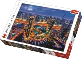 TREFL Puzzle Světla Dubaje / 2000 dílků / 96 × 68 cm / věk 16+