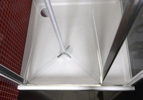 Polysan, Lucis Line čtvercová sprchová zástěna 900x900 L/P varianta, DL2815DL3415