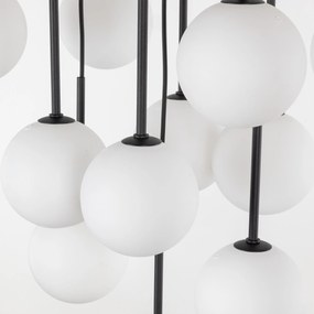 TK Lighting Černý závěsný lustr Martin pro žárovku 13x G9 TK10079