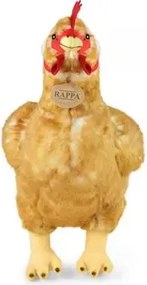 RAPPA Plyšová slepice stojící 33 cm s vejcem / ECO-FRIENDLY / od 0 měs