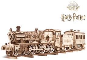 Ugears 3D dřevěné mechanické puzzle Harry Potter Bradavický expres