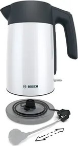BOSCH TWK 7L461 bílá / Rychlovarná konvice / 2400 W / 1.7 l
