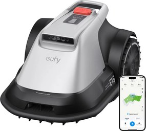 Eufy E15, Robotická sekačka na trávu, 808 m², 20,3 cm, 2,5