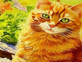 ENJOY Puzzle Kočička z venkovské kuchyně / 1000 dílků / od 14 let