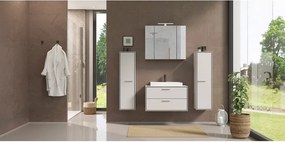 Šedobéžová koupelnová skříňka 31x112 cm Sovana – Germania