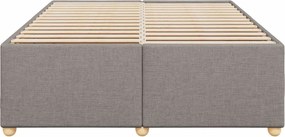 Rám postele bez matrace taupe 160 x 200 cm textil 3284747