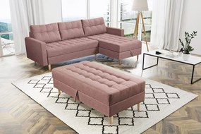 SOB FURNITURE Univerzální sedací souprava PIRES s taburetem