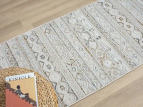 My Flair, Kusový koberec My Nomady creme, 80x150, béžová, chodba / předsíň