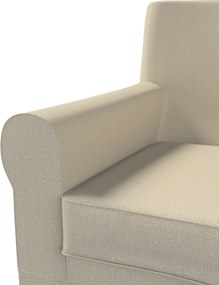 Potah na křeslo IKEA Ektorp Jennylund barva béžová látka pletený vzor
