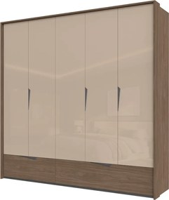 Šatní skříň P52A/LF - 232 × 226 × 60 cm