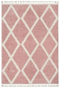 Kusový koberec Shaggy Ariso růžový 70x200cm