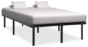 Rám postele černý kov 180 x 200 cm,  284683