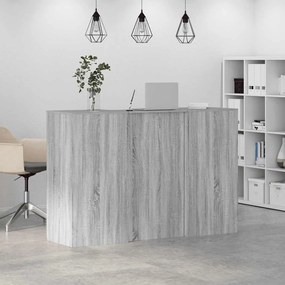 Recepční stůl hnědý dub 155x50x103,5 cm kompozitní dřevo 3324201