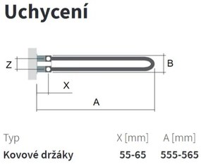 Isan Space 820 x 515 mm koupelnový prostorový radiátor bílý