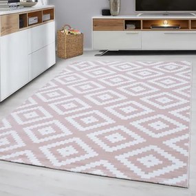 Koberce Breno Kusový koberec PLUS 8005 Pink, Růžová, Vícebarevné, 120 x 170 cm