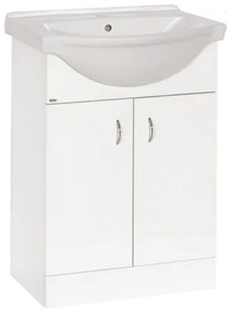 Koupelnová skříňka s umyvadlem Multi Pro 61x50 cm bílá PRO60SOKL