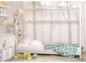 BabyBeds Dětská postel domeček BELLA bílá Velikost postele: 180x80 cm Bílá