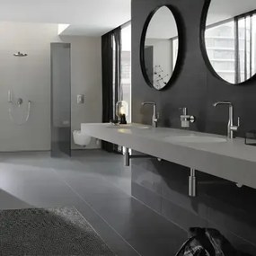 Grohe - Umyvadlová baterie s výpustí, supersteel