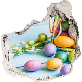 Wallmuralia Samolepící nálepka na zeď Velikonoční vajíčka 75x75 cm