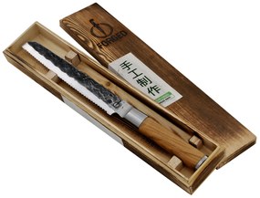 Ručně vyráběné nože z oceli Forged | Sun System Nůž na chleba Olive