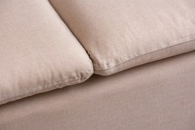 Hanah Home Rohová pohovka LUNGO krémová
