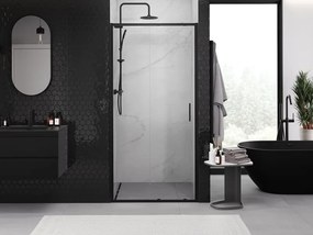 Mexen Exo posuvné sprchové dveře 105 cm, transparentní, černé - 8151-105-000-70-00