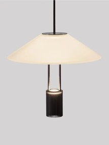 Matně černé hliníkové LED závěsné svítidlo se stínidlem z akrylového skla ø 22 cm Anafi – Nova Luce