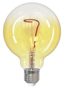 NEDES | LED Žárovka FILAMENT SHAPE G95 E27/4W/230V 1800K žlutá | ND3778