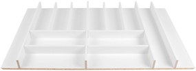 Příborník Elletipi Wood Line do zásuvky 90 cm, bílý, PLC M50090 18